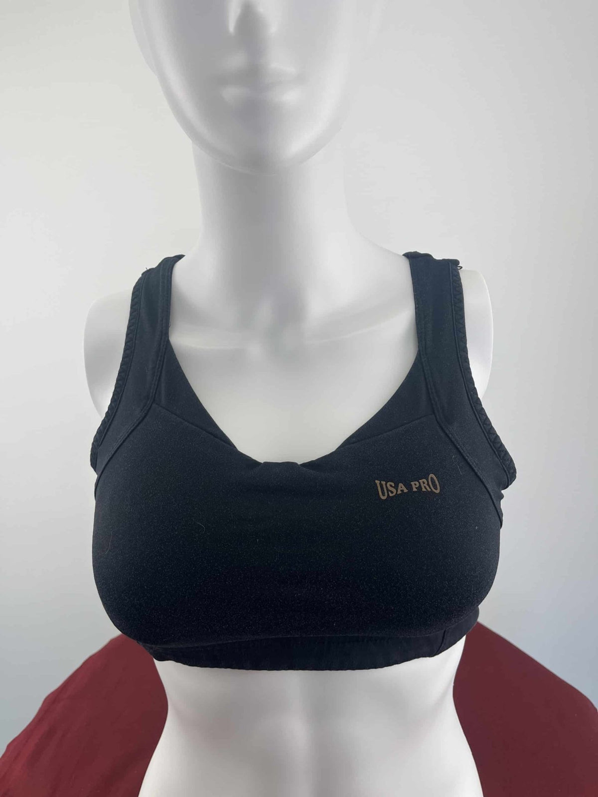 Black USA Pro Sports Bra - kitround