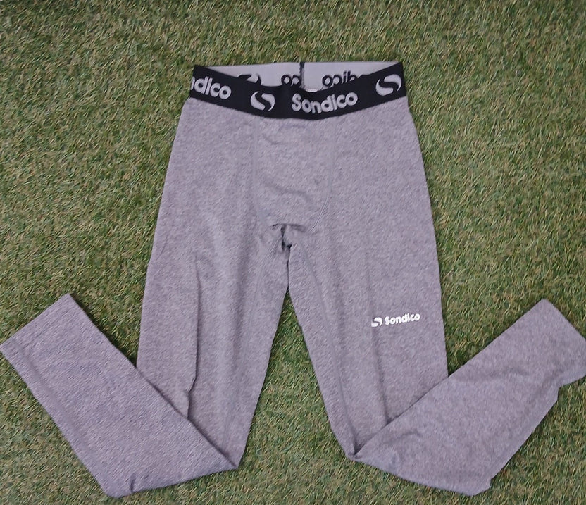 Sondico Grey Compression Leggings - kitround
